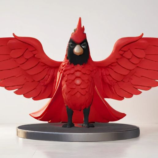 🐦 Cardinal Bird – Detailed 3D Printable Model・ STL File for 3D printing ...