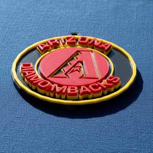 🗝️ MLB Arizona Diamondbacks keychain Badge Printable and renderable・ 3D ...