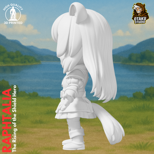 🛡️ Chibi Raphtalia - The Rising of the Shield Hero Fan Art 3D Model ...