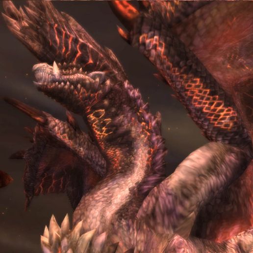 👹 Alatreon - Monster Hunter・ OBJ File for 3D printing・Cults