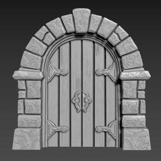 🚪 Door stone arch・ STL File for 3D printing・Cults