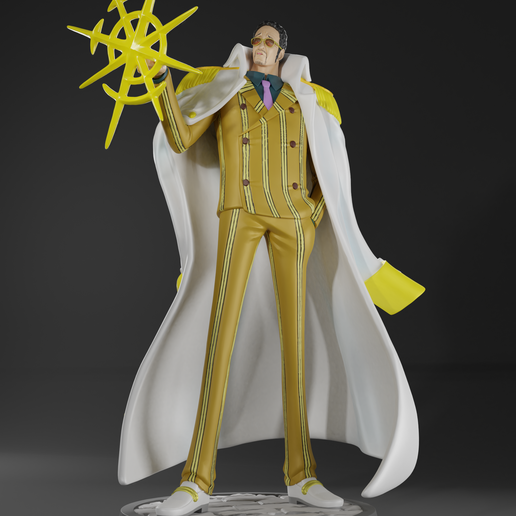 👾 Kizaru from One Piece・Archivo STL para ・Cults