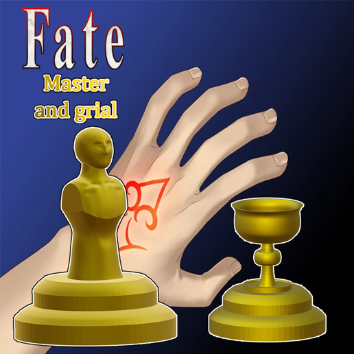 ♟️ FATE 7 servant class pieces・ STL File for 3D printing・Cults