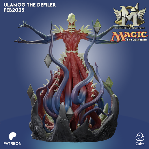👾 MTG: Ulamog, the Defiler・ 3D File for 3D printing・Cults