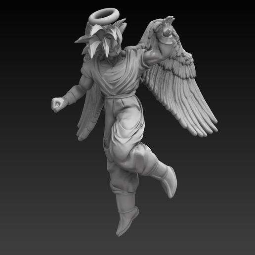 👼 GOKU ANGEL・Arquivo STL para Impressão 3D・Cults