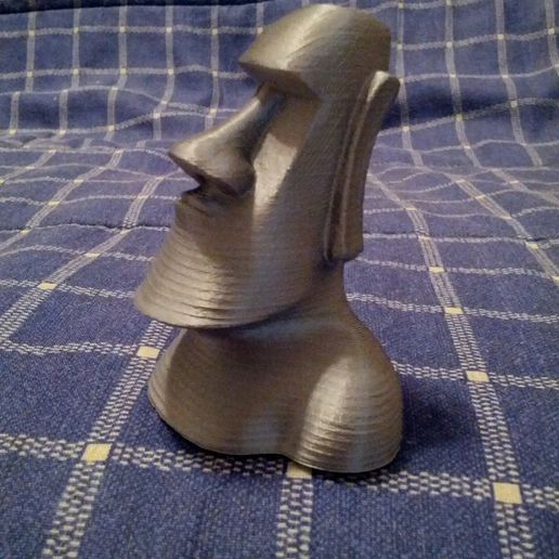🗿 Flat-bottomed Moai・Free 3D File for ・Cults