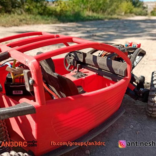 🚗 3D Printed RC Car 2wd buggy "E-basher" by AN3DRC・ 3D File for 3D ...