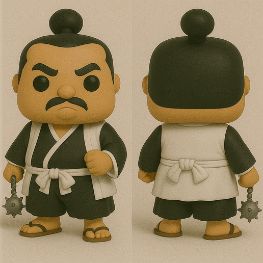💬 Funko Bleach - Marechiyo Ōmaeda・ 3D File for 3D printing・Cults