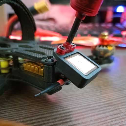 Free STL file GPS mount BZ181 for APEX 5′ quadcopter 📶 ・3D printing model to download・Cults