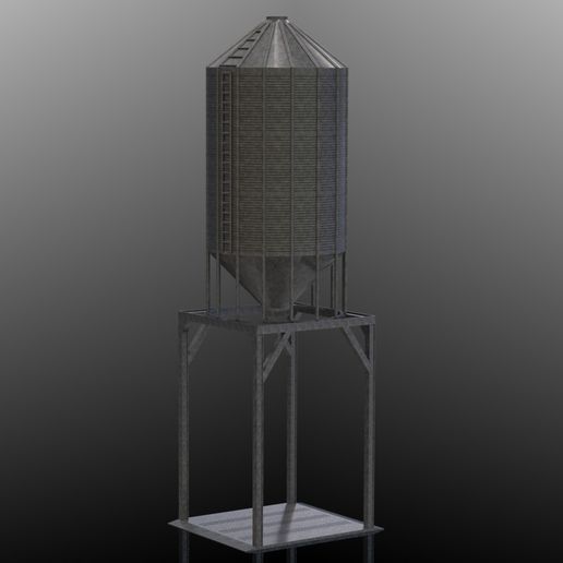 🚜 Silo Tower 1/32・ 3D File for 3D printing・Cults
