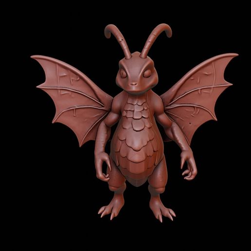 👤 Mothra Figure・Archivo 3D para Impresión 3D・Cults