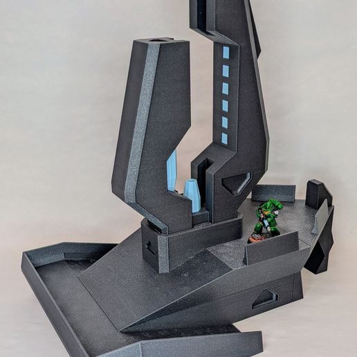 3D printer Halo Combat Evolved Installation 04 Beam Emitter Forerunner ...