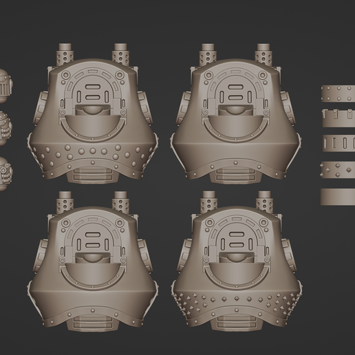 🤖 Heavy Robot "Protector" (Presupported)・ 3D File for 3D printing・Cults