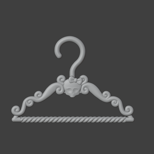 👹 Monster High G3 clothing Hanger replacement・Free STL File for 3D ...