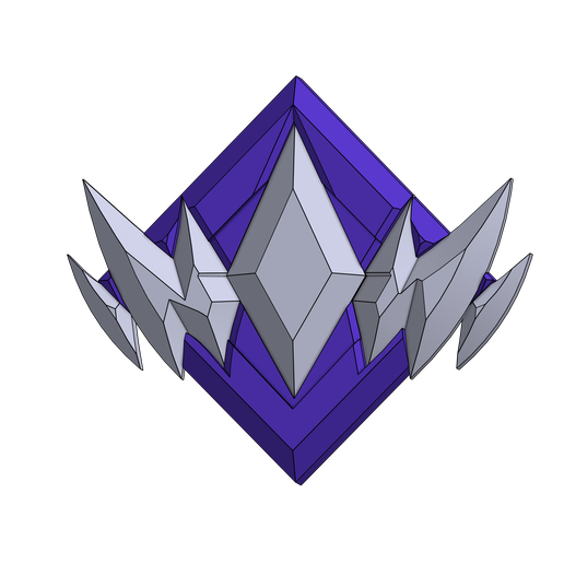 📛 Fortnite Ranked Unreal Badge・ STL File for 3D printing・Cults