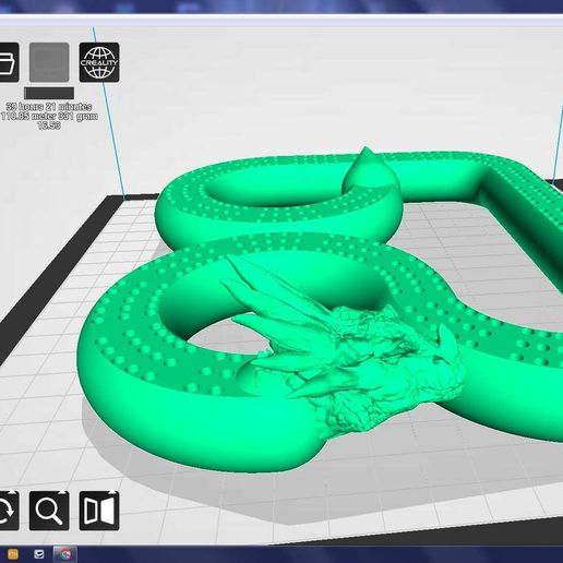 🐉 dragon 29 cribbage board・ STL File for 3D printing・Cults