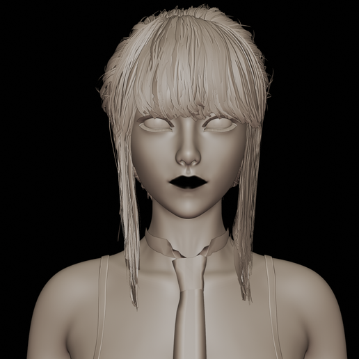 🪚 makima chainsaw man anime 3d model for printing-makima chainsaw man ...