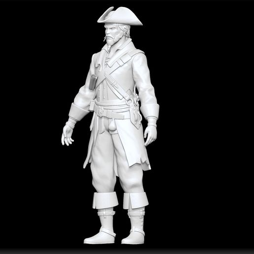 🏴‍☠️ pirate・ OBJ File for 3D printing・Cults