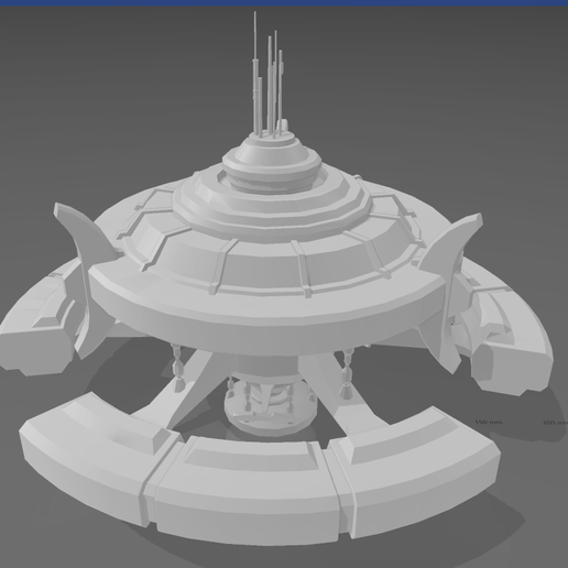🛰 STO - Cardassian - Space Station・Free STL File for 3D printing・Cults