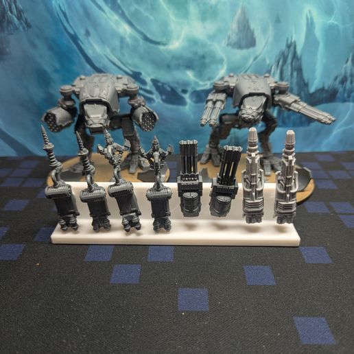🔫 Adeptus Titanicus/Legions Imperialis Warhound Weapon Rack・Free STL ...