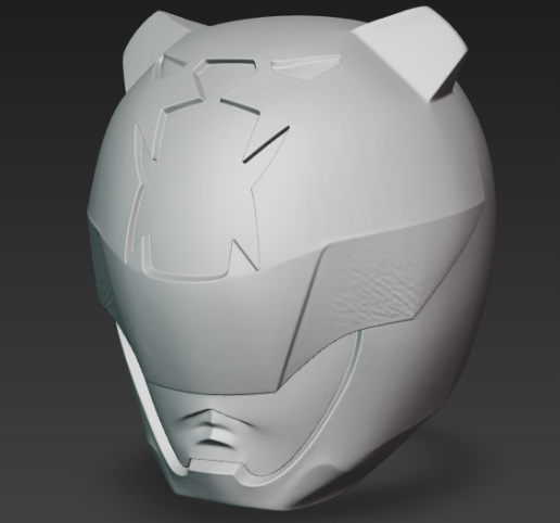 🌆 Kyuranger Sentai Koguma SkyBlue head・ STL File for 3D printing・Cults