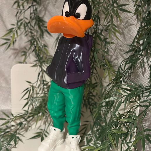 🦆 Daffy Duck Urban Style Hypebeast Fan Art [articulated] (multiparts/3mf)・ 3D File for 3D ...