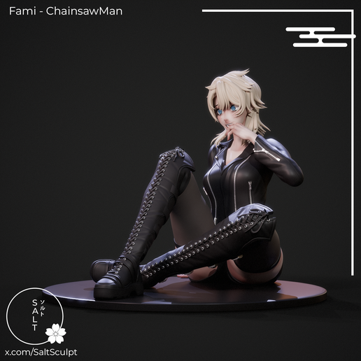 🪚 Fami - Chainsaw Man・ 3D File for 3D printing・Cults
