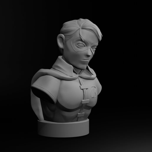 👤 Robin - Bust・Free OBJ File for 3D printing・Cults