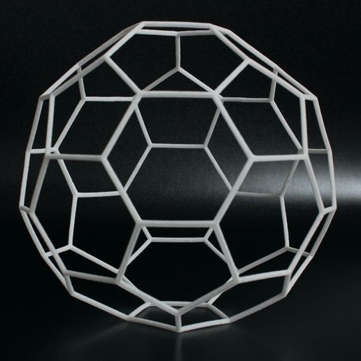 🚸 Hexaball élastique (polyèdre sphérique)・Fichier STL pour ・Cults