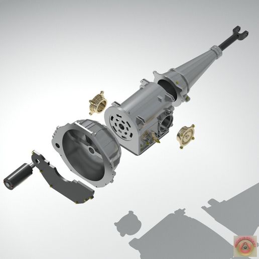 🚙 FORD C4 AUTOMATIC for FORD 300 STRAIGHT SIX - GEARBOX・ STL File for ...