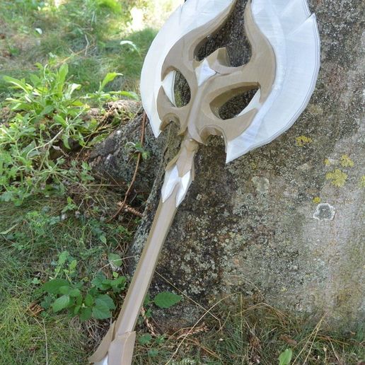 🪓 skyrim glass axe , 3d printable version for cosplay and props・Free ...