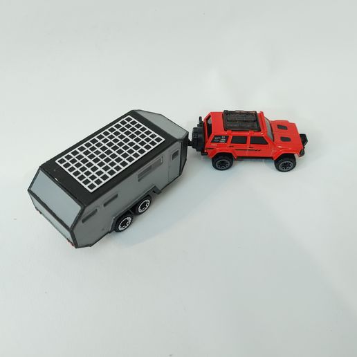 🚐 Bruder EXP8 Camper Caravan Trailer 1/64 Scale Hot Wheels Off Road ...