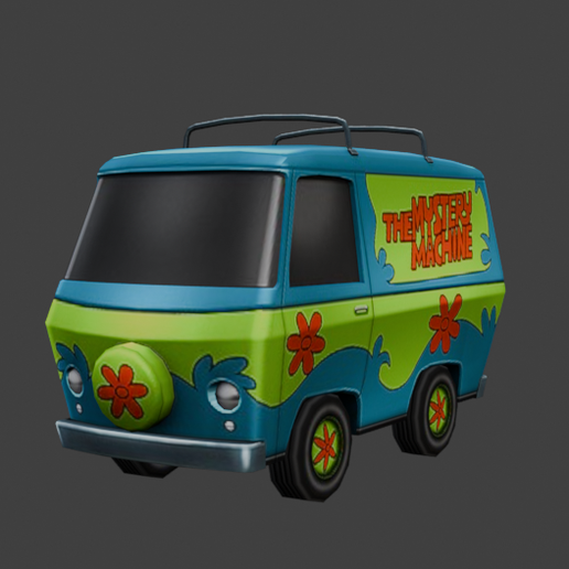 🚐 Mystery Machine - Scooby-Doo Van | 3D Printable STL | Retro Cartoon ...