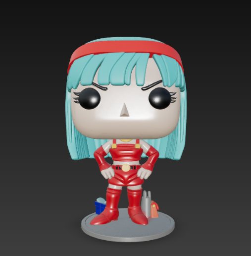 🐉 Funko Pop - Dragon Ball GT - Bulla・ STL File for 3D printing・Cults