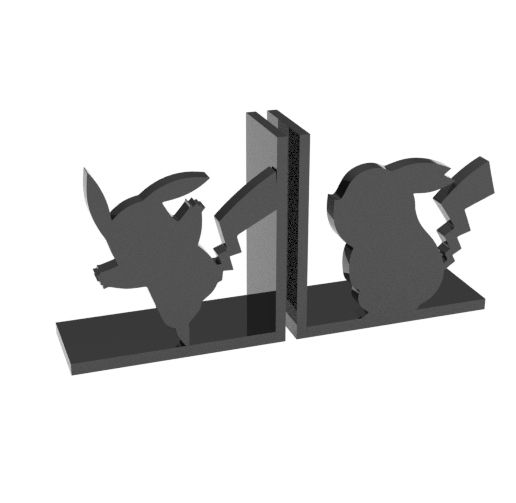 🐉 POKEMON pikachu BOOKEND・ STL File for 3D printing・Cults