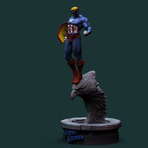 🫡 Super Soldier STL files 3d printing collectibles fanarts 3D print ...