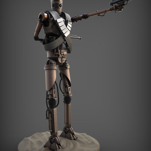 🤖 ig-11 from mandalorian 3D print model・ STL File for ・Cults