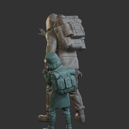 ♂️ Post-Apocalyptic Male PAM2 006・ 3D File for 3D printing・Cults