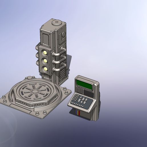 🎲 Teleporter or Incubator kit zone mortalis 28mm・ STL File for 3D ...