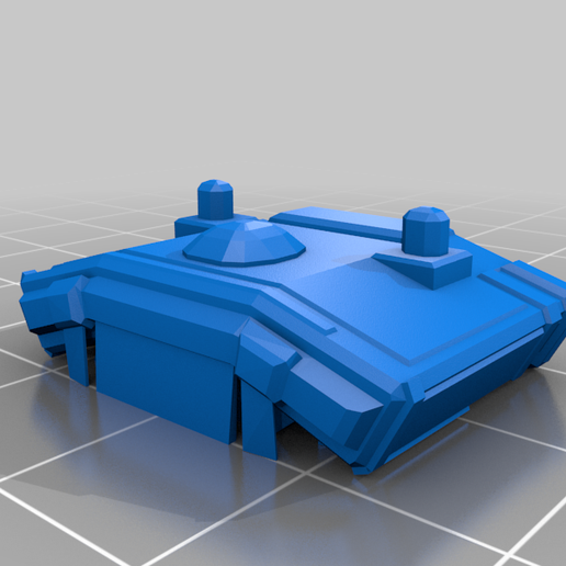 🪖 SciFi Vehicle - Aurochs-class Land Crawler - 6mm・Free STL File for ・Cults