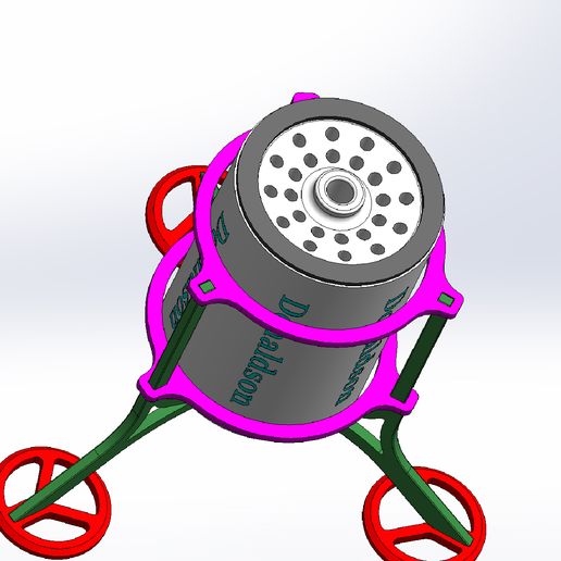 STEP file Fuel filter stand for filter diameter 80mm ⛽ ・3D printable ...