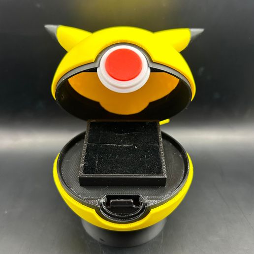 arquivo STL Pokeball de Pikachu 🐉 (3MF)・modelo de impressão 3D para ...