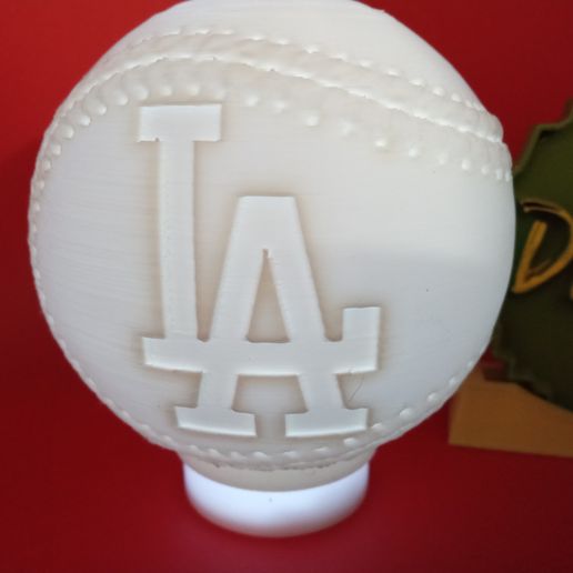 ⚾ Los Angeles Dodgers 3D BASEBALL LIGHT・ STL File for 3D printing・Cults