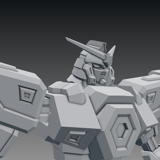 🤖 Nether Gundam Redesign 3D print model・ STL File for 3D printing・Cults