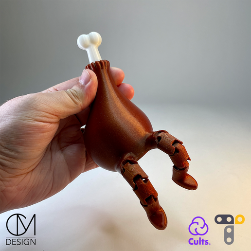 🦃 Turkey Legs・Free STL File for ・Cults