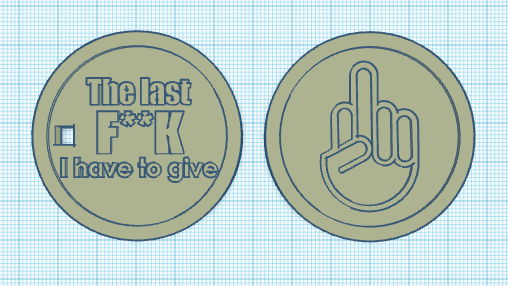 STL file Funny Coin 🪙 ・3D printing model to download・Cults