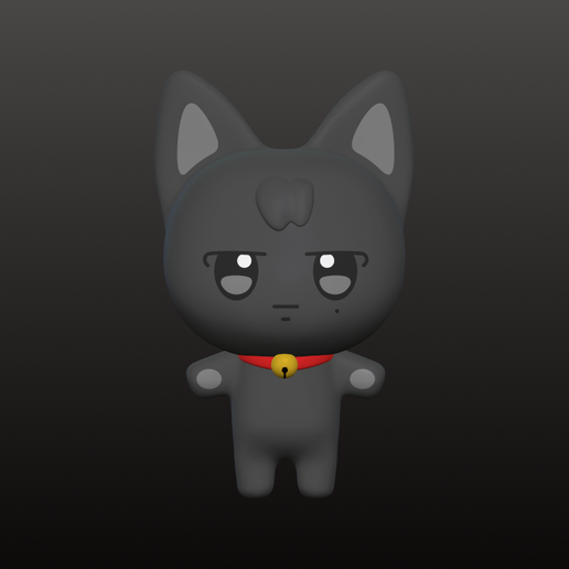🗝️ ATEEZ Wooyoung ANITEEZ WOOYOnyang Keychain, Figure・ 3D File for 3D ...