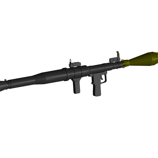 Archivo OBJ RPG Anti tank 🪖 ・Plan para descargar y imprimir en 3D・Cults