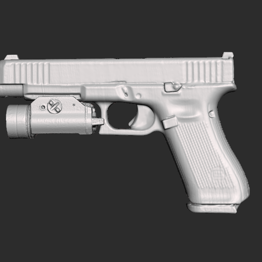 🔫 Glock 34 Gen5 Streamlight TLR1 HL Real Size Scan 3D Gun Mold・ STL ...