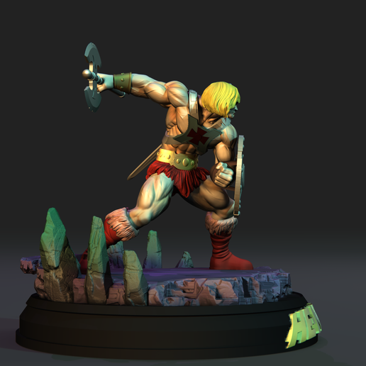 👤 HE-MAN・ STL File for 3D printing・Cults